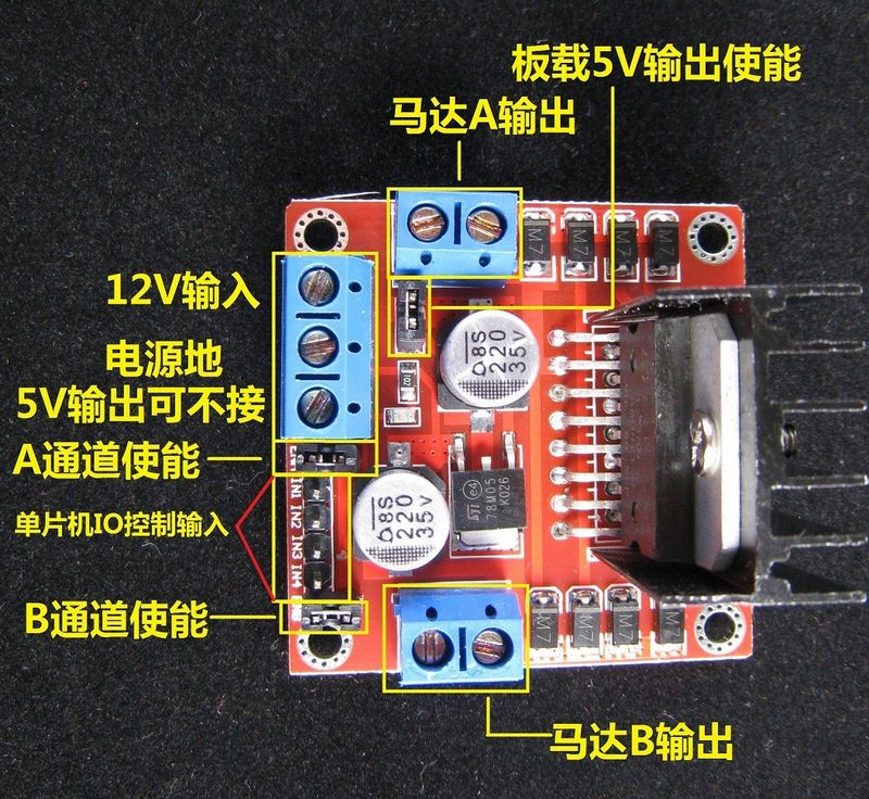 Arduino Hands-on - L298N Motor Driver Board - Unikey