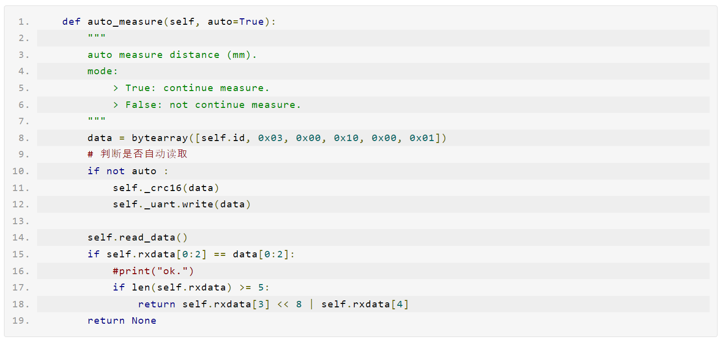 Writing and using the mpy library for the TOF400 laser ranging sensor ...