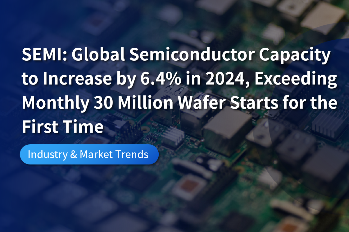 SEMI: Global Semiconductor Capacity to Increase by 6.4% in 2024 ...