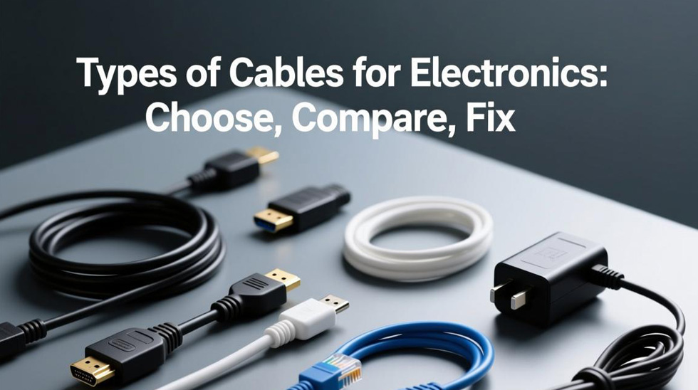 Types of Cables for Electronics: Choose, Compare, Fix - Unikeyic
