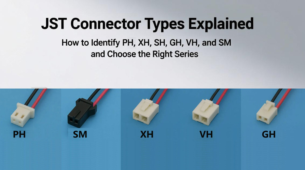 JST Connector Types Explained How to Identify PH, XH, SH, GH, VH, and ...