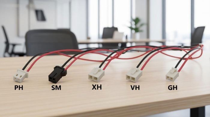 JST Connector Types Explained How to Identify PH, XH, SH, GH, VH, and ...